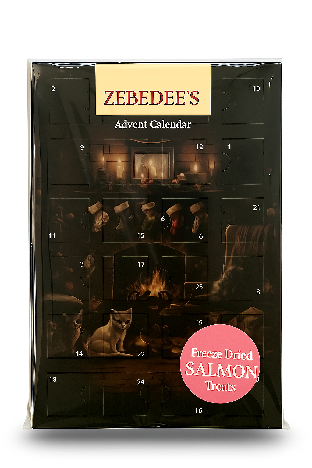 Zebedee Luxury Advent Calendar For Cats - Freeze Dried Salmon – Zebedee ...